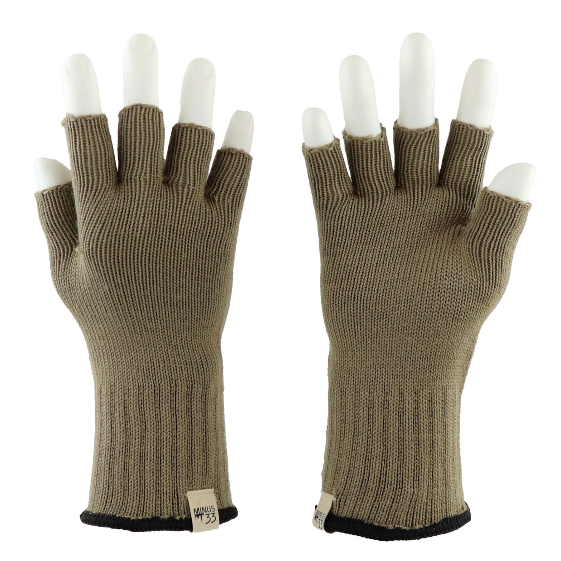 Merino Wool Fingerless Gloves | Warm Lightweight Liners